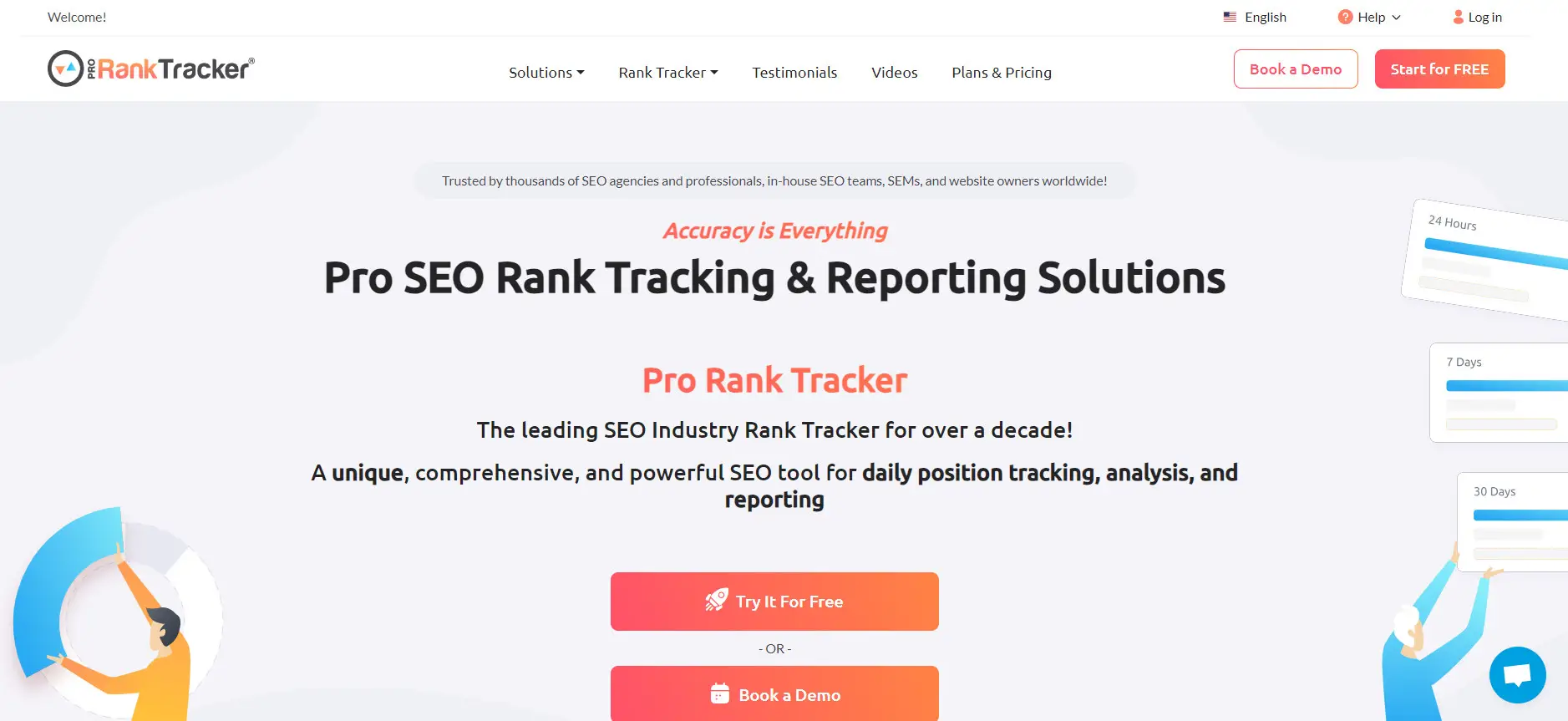 Pro Rank Tracker | Details, Pricing, & Features 2024 - Hubtech